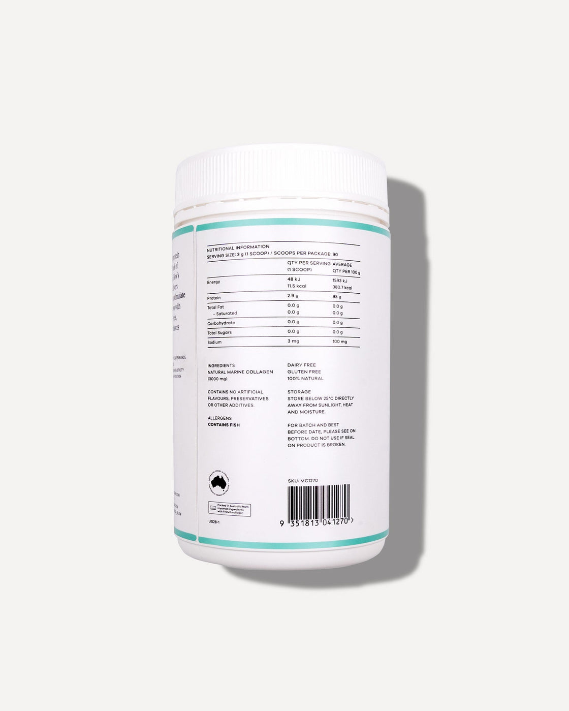 Natural Marine Collagen Powder 9.5 oz - Original